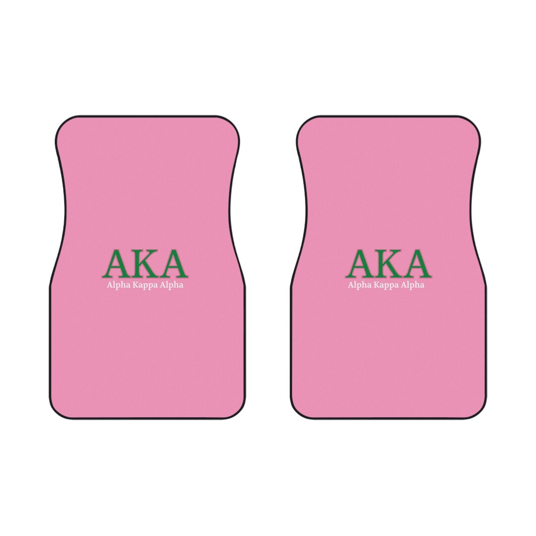 Alpha Kappa Alpha Car Mats (2x Front) - Etsy