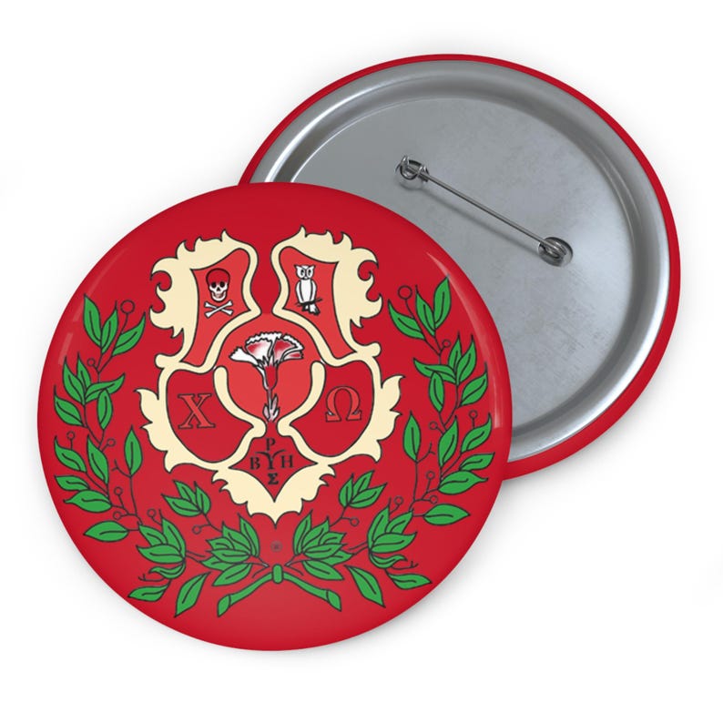 Chi Omega Custom Pin Buttons - Etsy