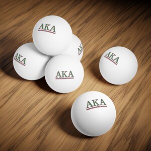 Kappa Alpha Kappa Ping Pong Balls, 6 Pcs - Etsy