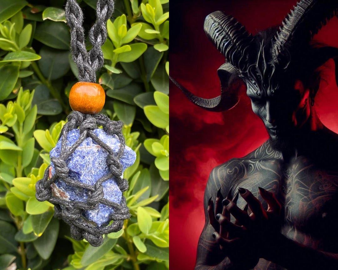 Asmodeus Dominion Amulet | Magic Demon Necklace - Etsy