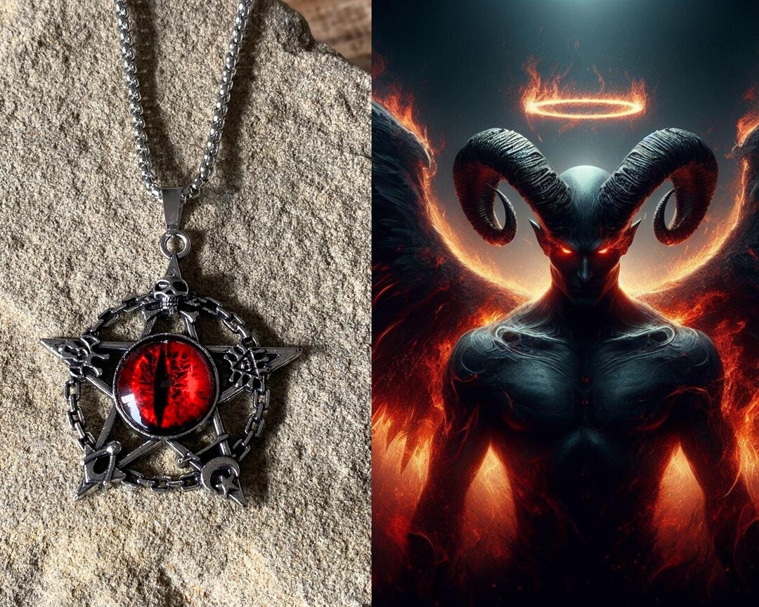 Level 2 Power Lucifer's Seal Amulet ~ Occult Talisman ~ Dark Magic ...