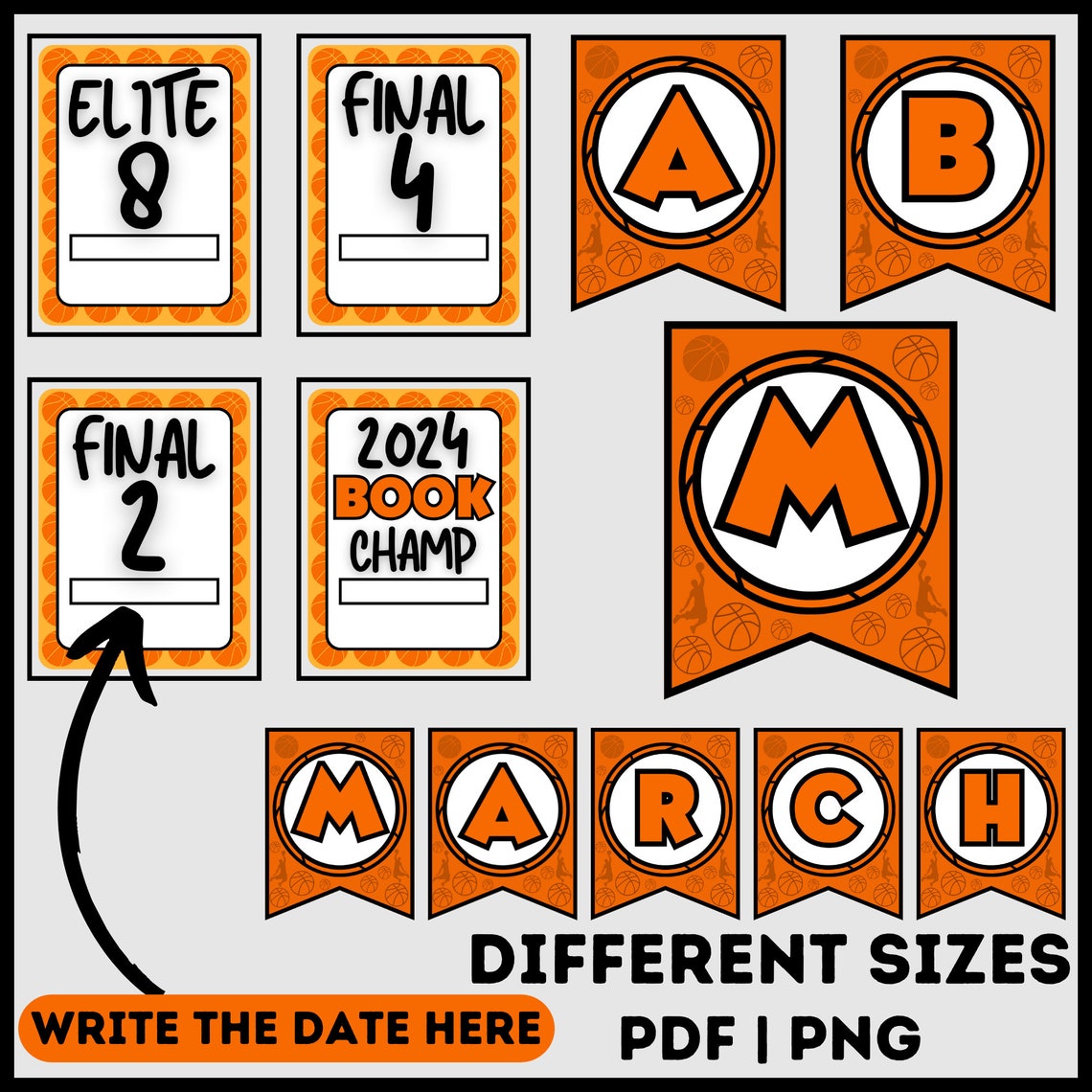 March Madness Book Tournament Bulletin Board Reading Challenge ...