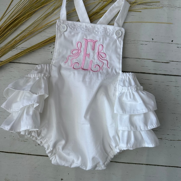 Ruffle Romper Baby - Etsy