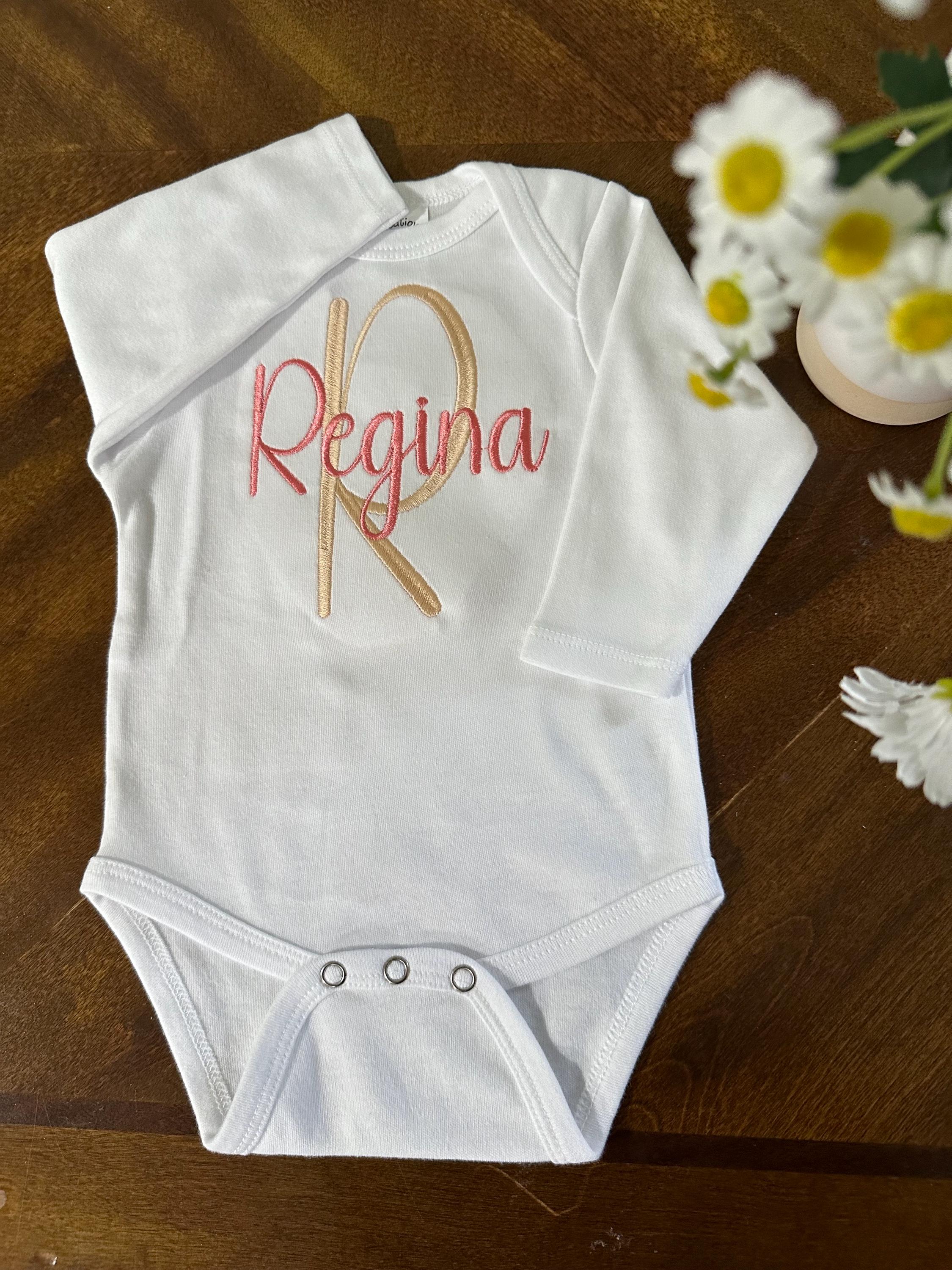 Welcome Home Bodysuit,personalized Embroidered Baby Girl Onesie, Custom ...