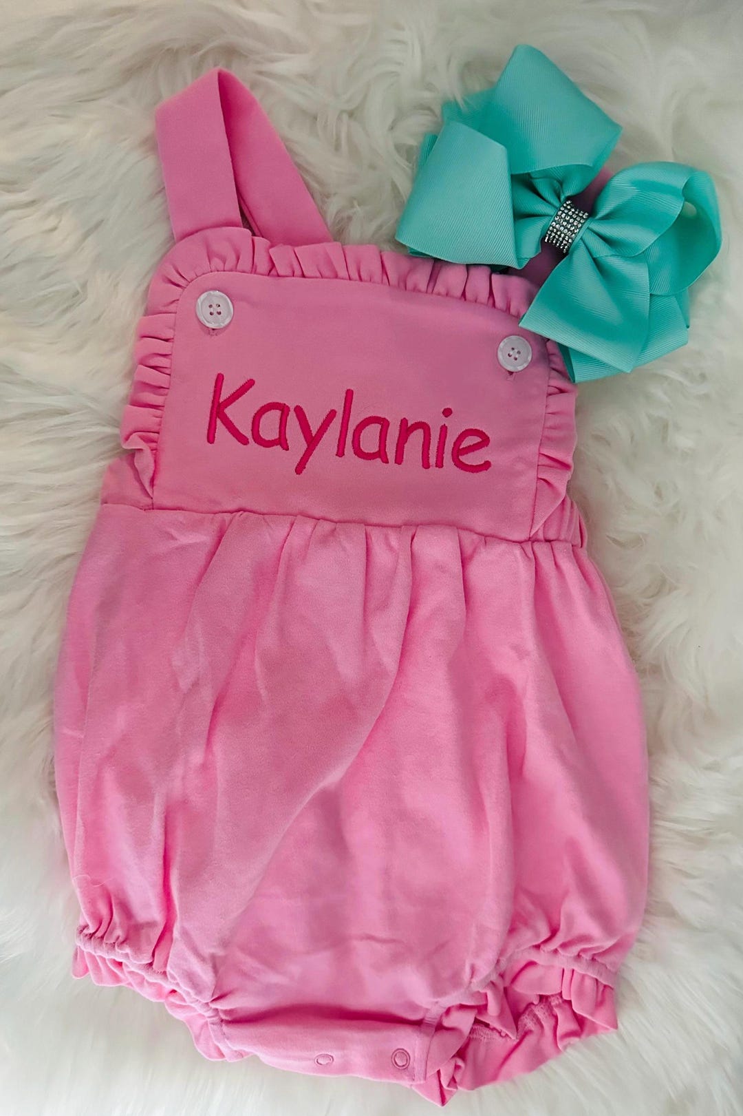 Baby Girl Summer Outfit, Personalized Baby Girl Clothes, Baby Girl ...