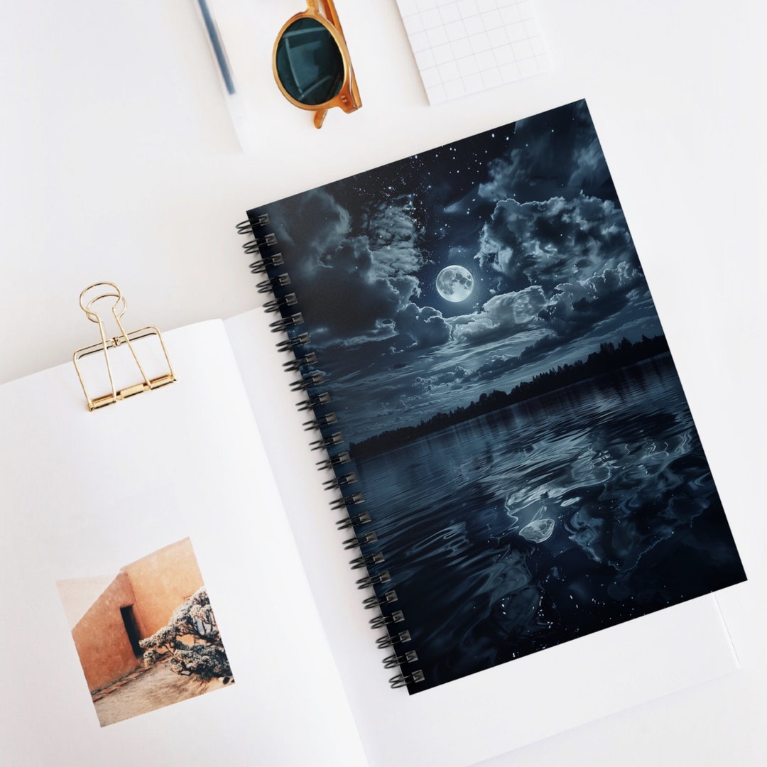 Dark Moody Celestial Skies Spiral Notebook Mystical Journal for School, Work, or Personal Use - Etsy