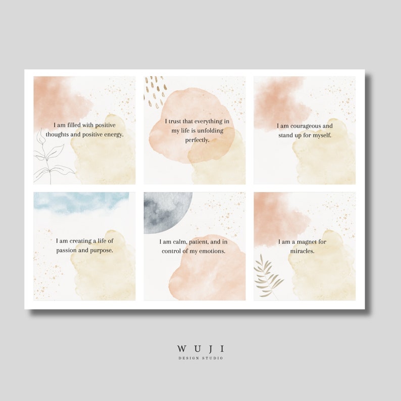 Printable Affirmation Cards, Positive Mindset, Inspirational Quote ...