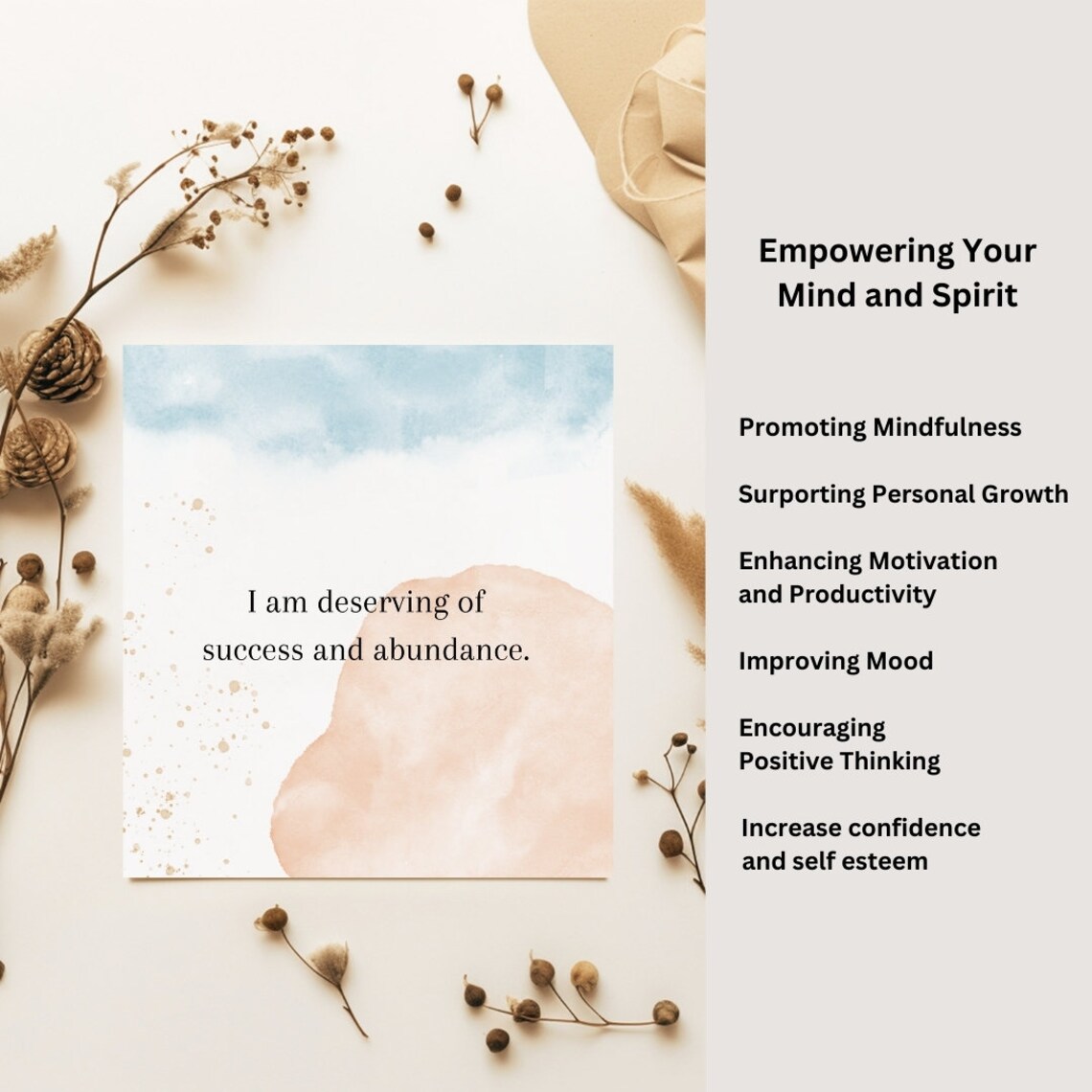 Printable Affirmation Cards, Positive Mindset, Inspirational Quote ...