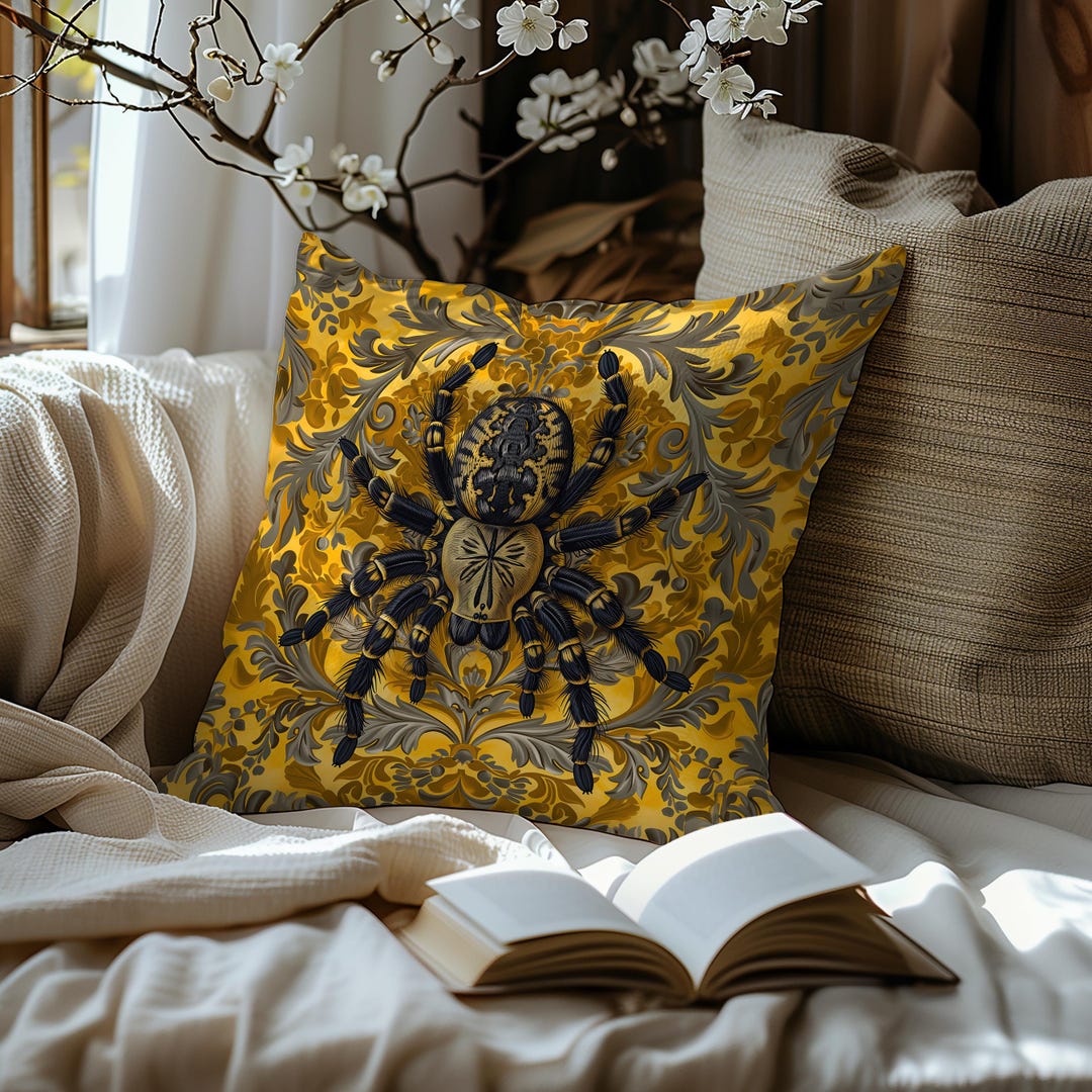 Regal Tarantula Pillow, Fine Weave Fabric Super Soft and Comfortable ...