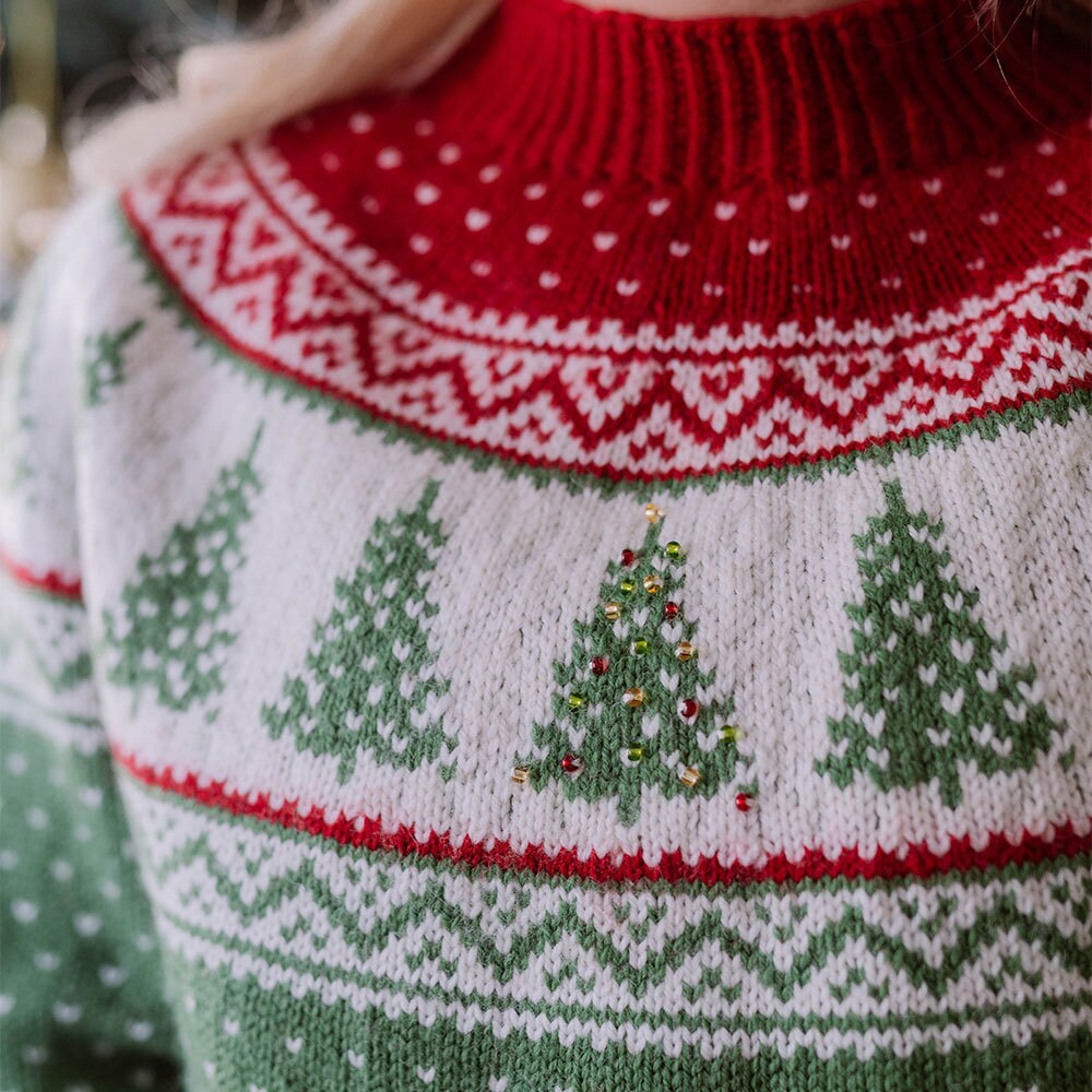 The Christmas Tree Sweater Knitting Pattern - Etsy UK