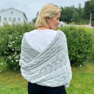 Leafy Sweater Scarf Knitting Pattern - Etsy