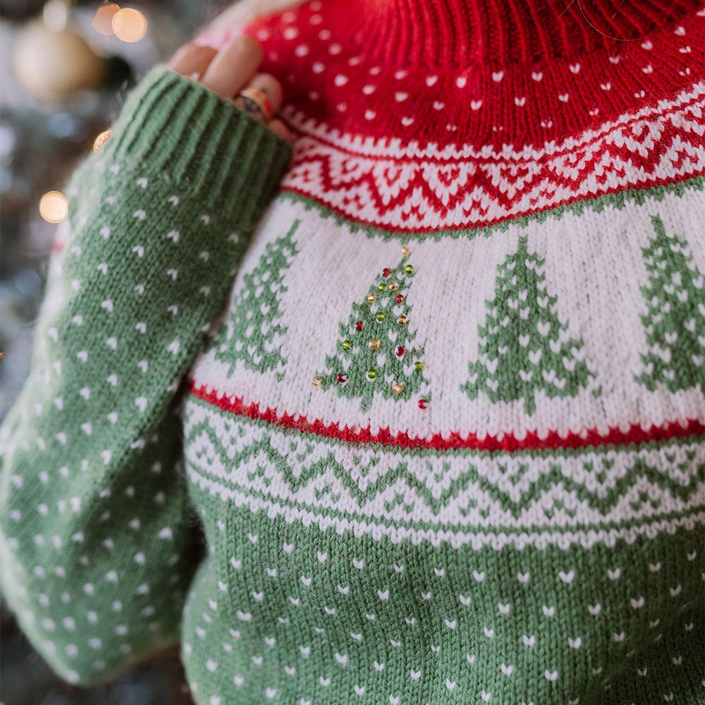 The Christmas Tree Sweater Knitting Pattern - Etsy UK