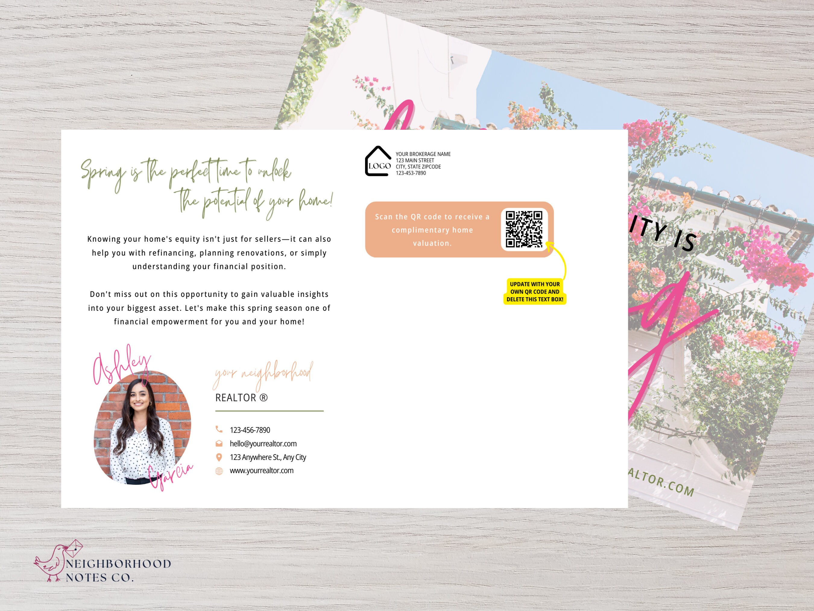 Real Estate Home Equity Postcard, Realtor Postcard Template, Farming ...