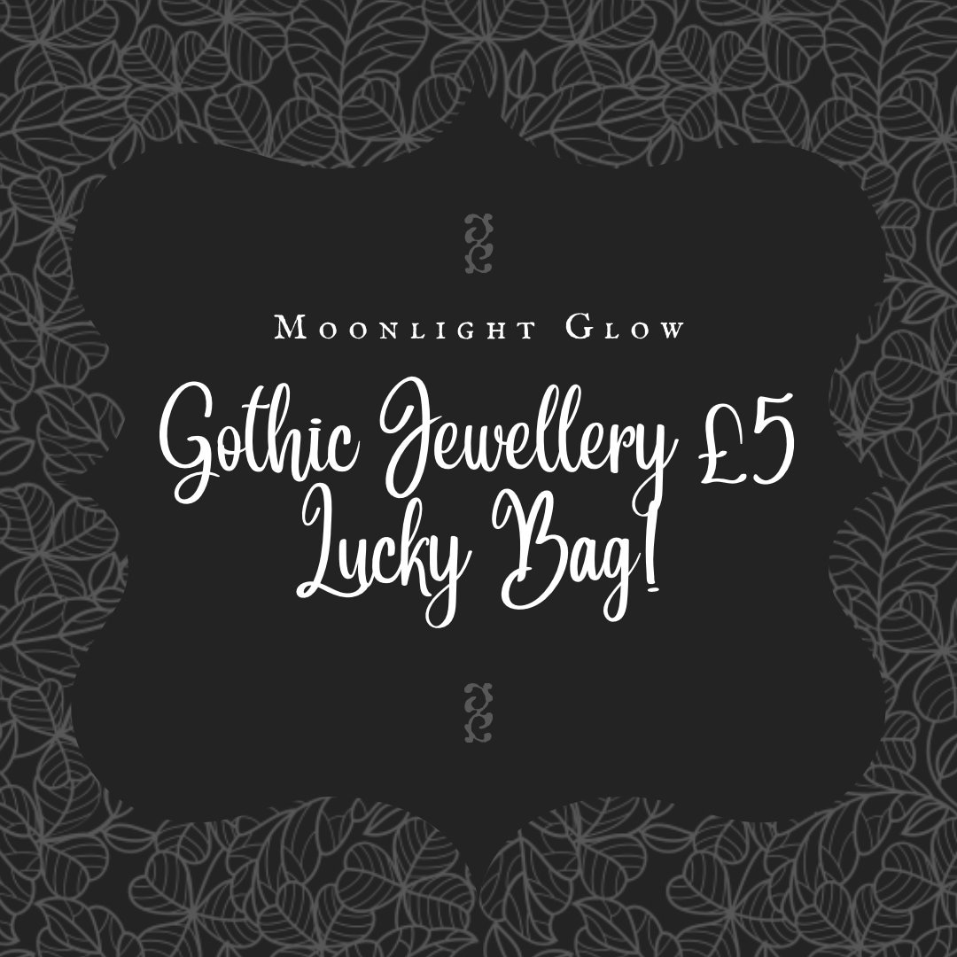 Gothic Jewellery Lucky Bag Dark Gothic Lucky Dip Only Five Pound Lucky ...