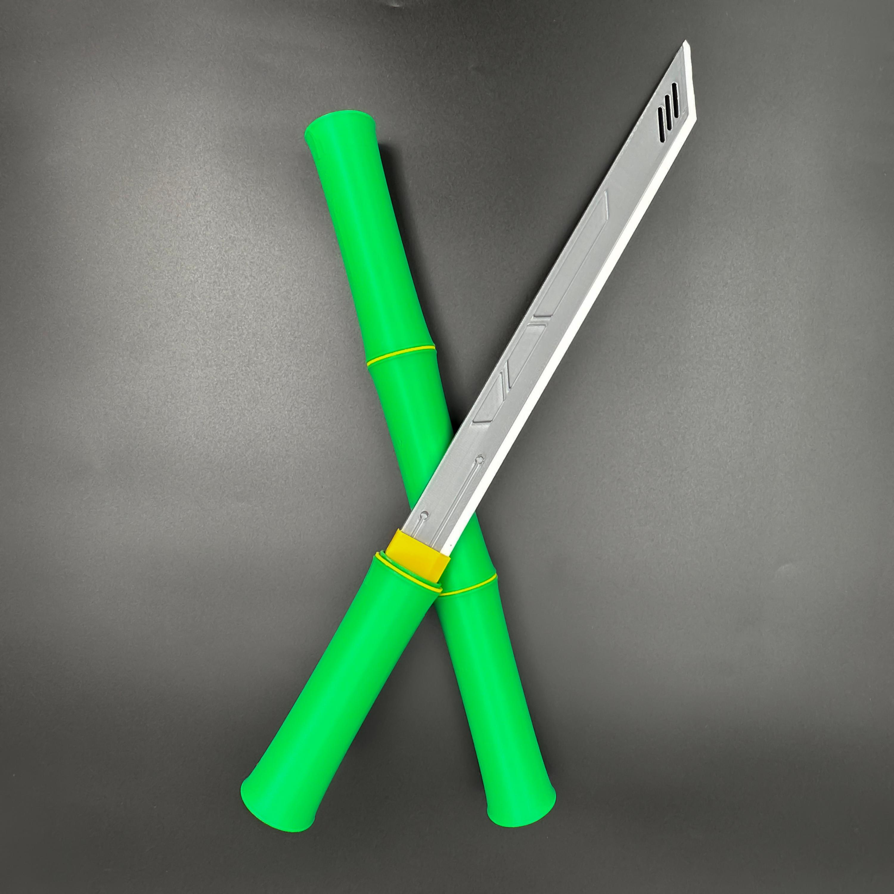 Bamboo Tanto, Samurai, Mini Katana, Katana Knife, 3D Printed Prop Toy ...