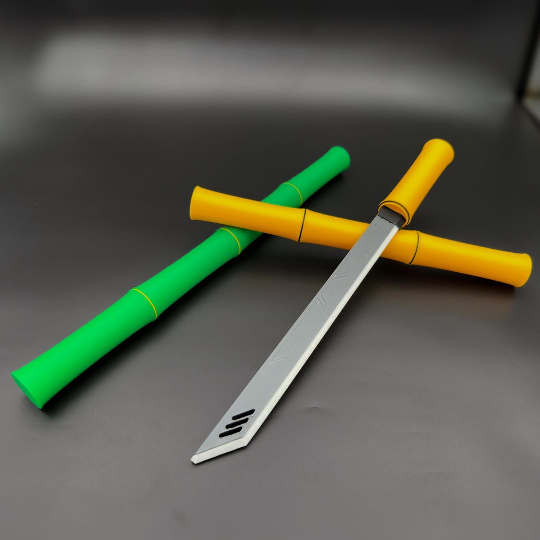 Bamboo Tanto, Samurai, Mini Katana, Katana Knife, 3D Printed Prop Toy ...