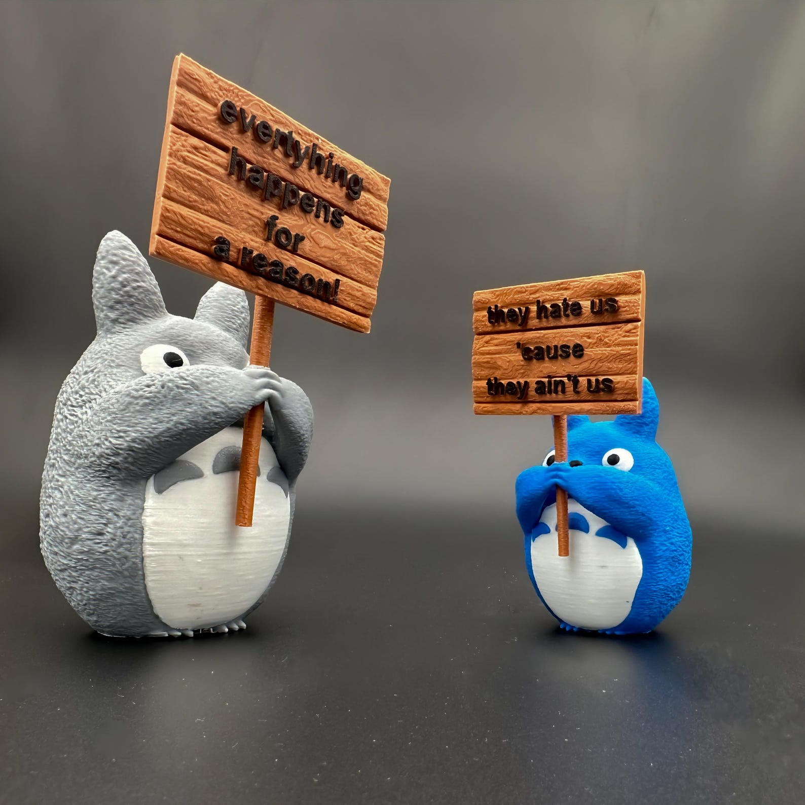 Personalized Totoro Figures, Adorable Name Plate Decor and Unique ...