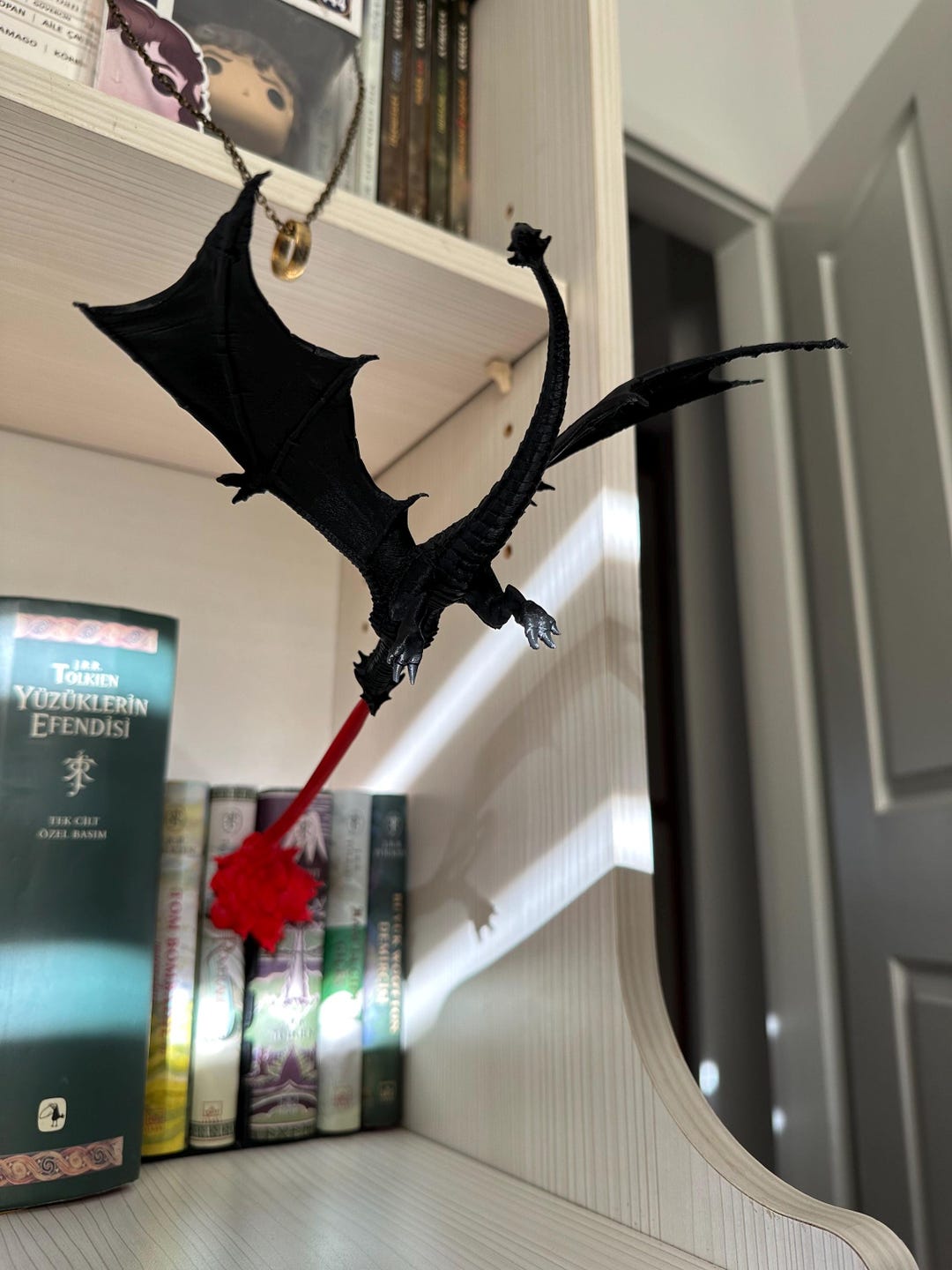 Dragon Flame Book Nook 3D Printed Tiktok - Etsy