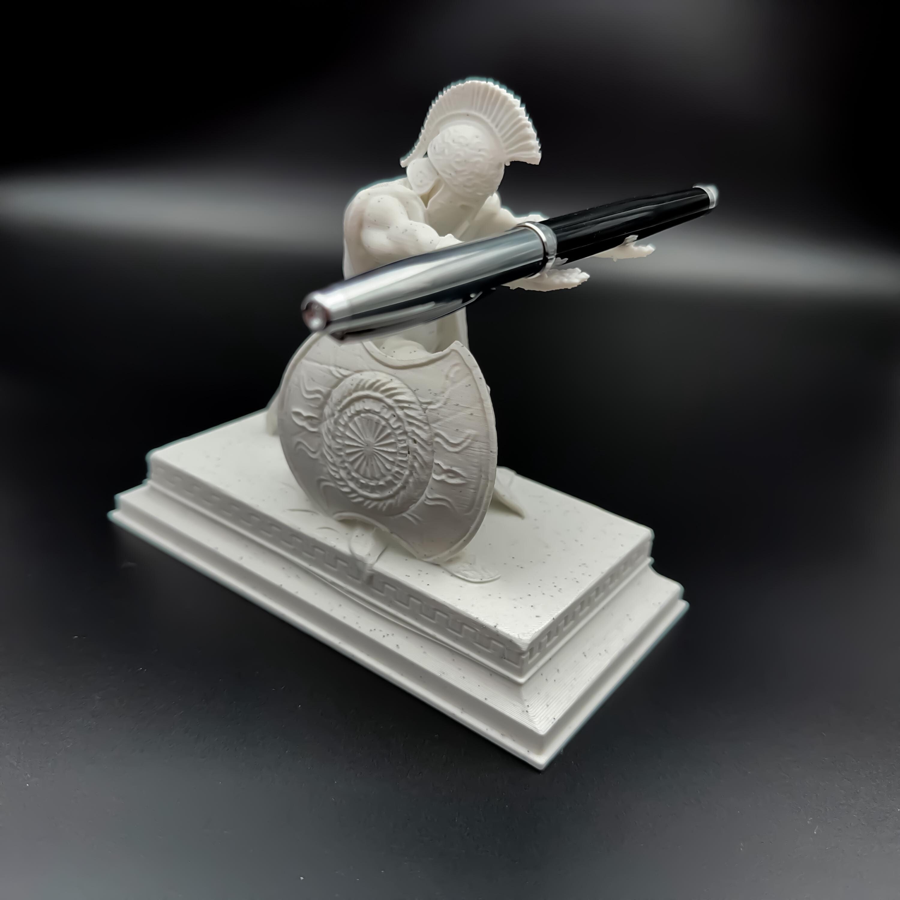 Spartan Pen Holder Gladiator Pen Stand - Etsy