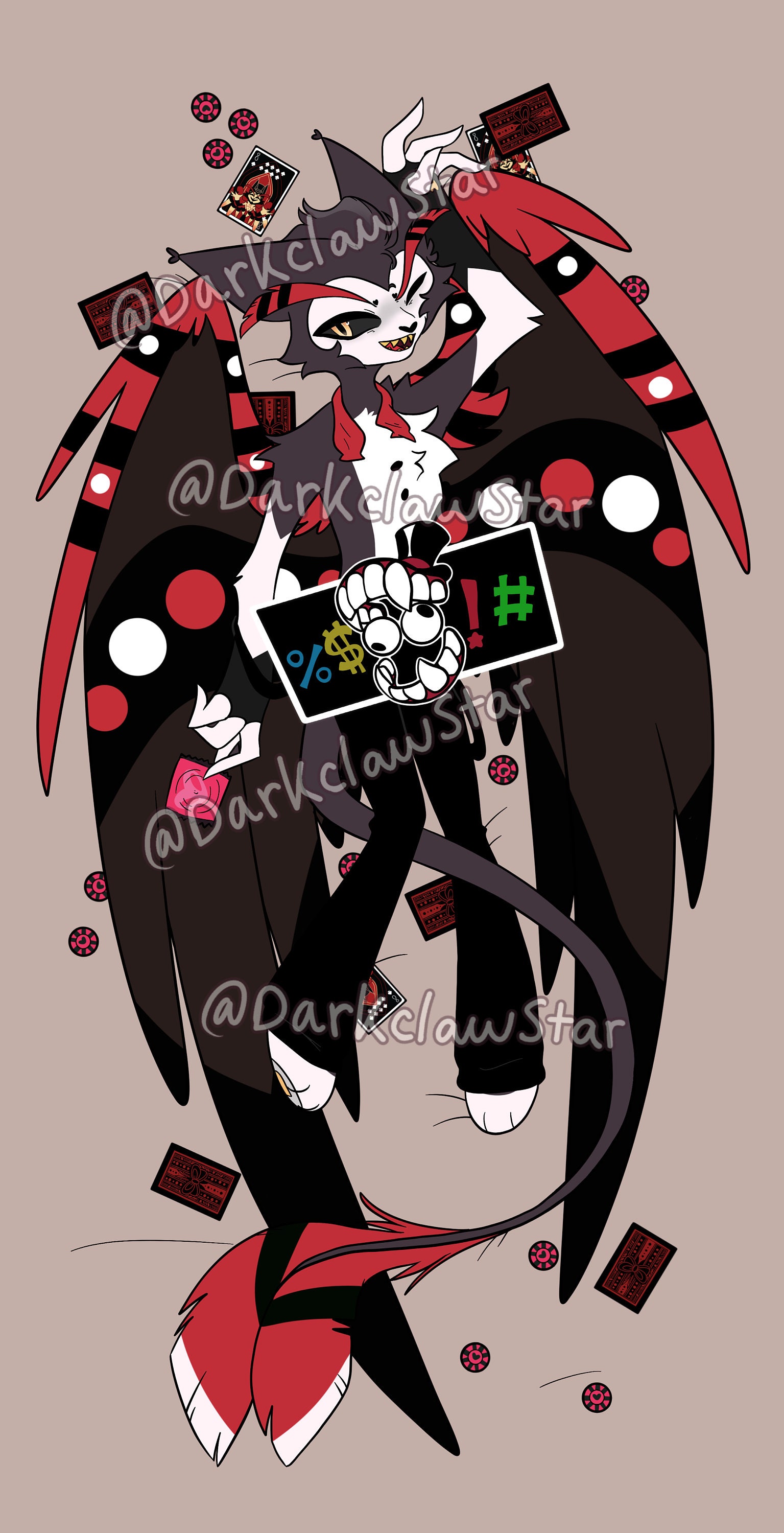 Husk Hazbin Hotel Body Pillow - Etsy