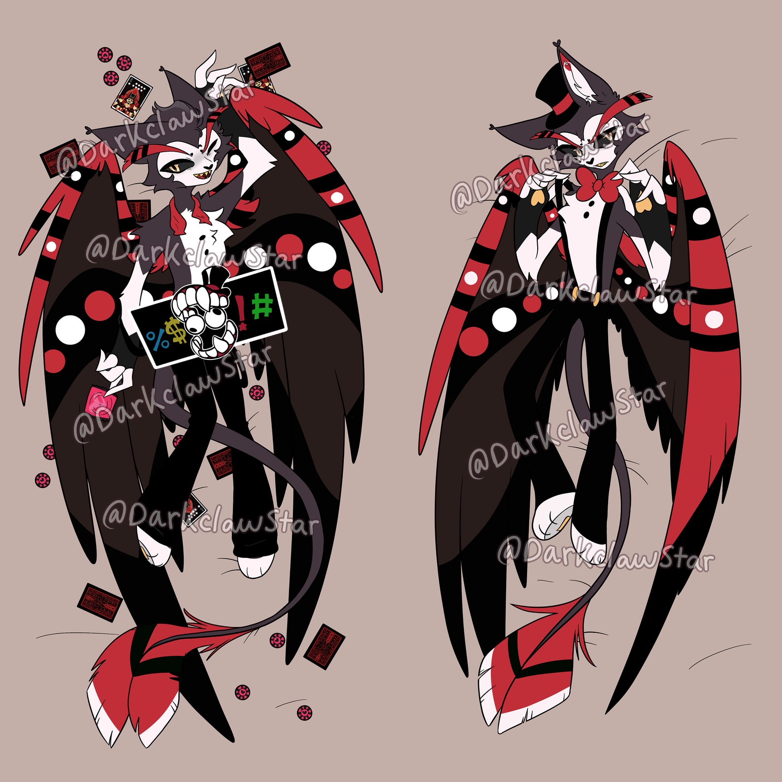 Husk Hazbin Hotel Body Pillow - Etsy