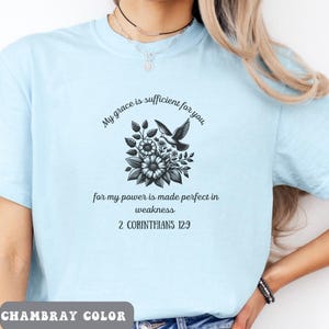 Comfort Color Christian Shirt, Bible Verse Tee, Christian Faith T-shirt ...