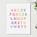 Pastel ABC Poster: Simple Alphabet Print (digital Download) - Etsy