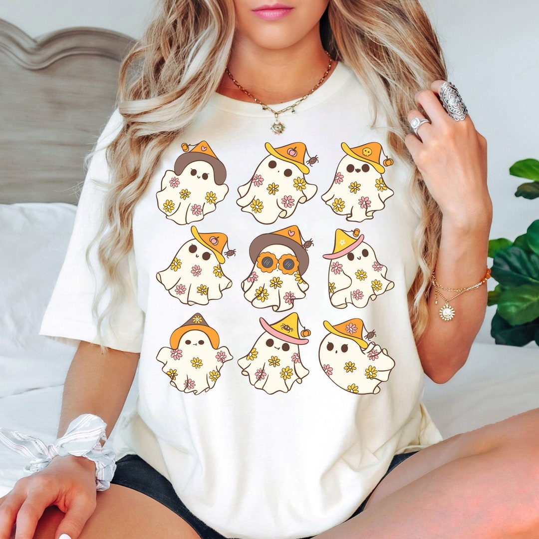 Pink Cute Ghost Png, Ghost Collage PNG, Halloween Png, Cute Pink ...