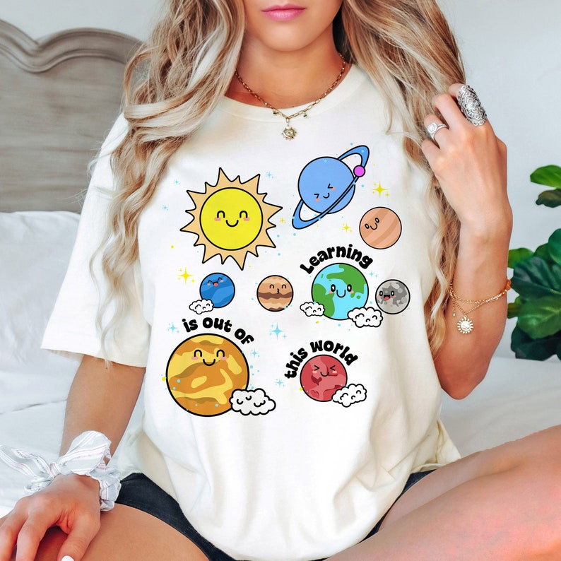 Solar System Teacher Png, Learning is Out of This World, Cute Outer ...