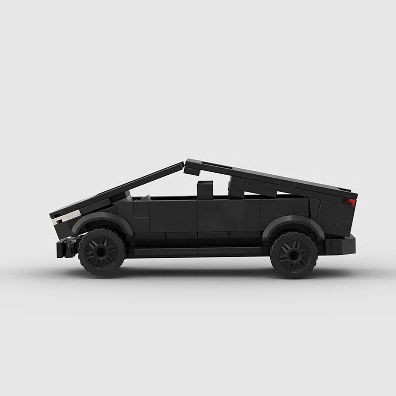 Tesla Cybertruck black Brick Toy Car - Etsy