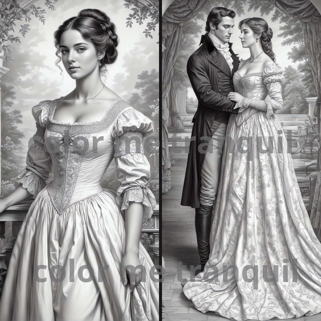 23 romantasy Grayscale Coloring Pages Romance Fantasy Couples Beautiful ...
