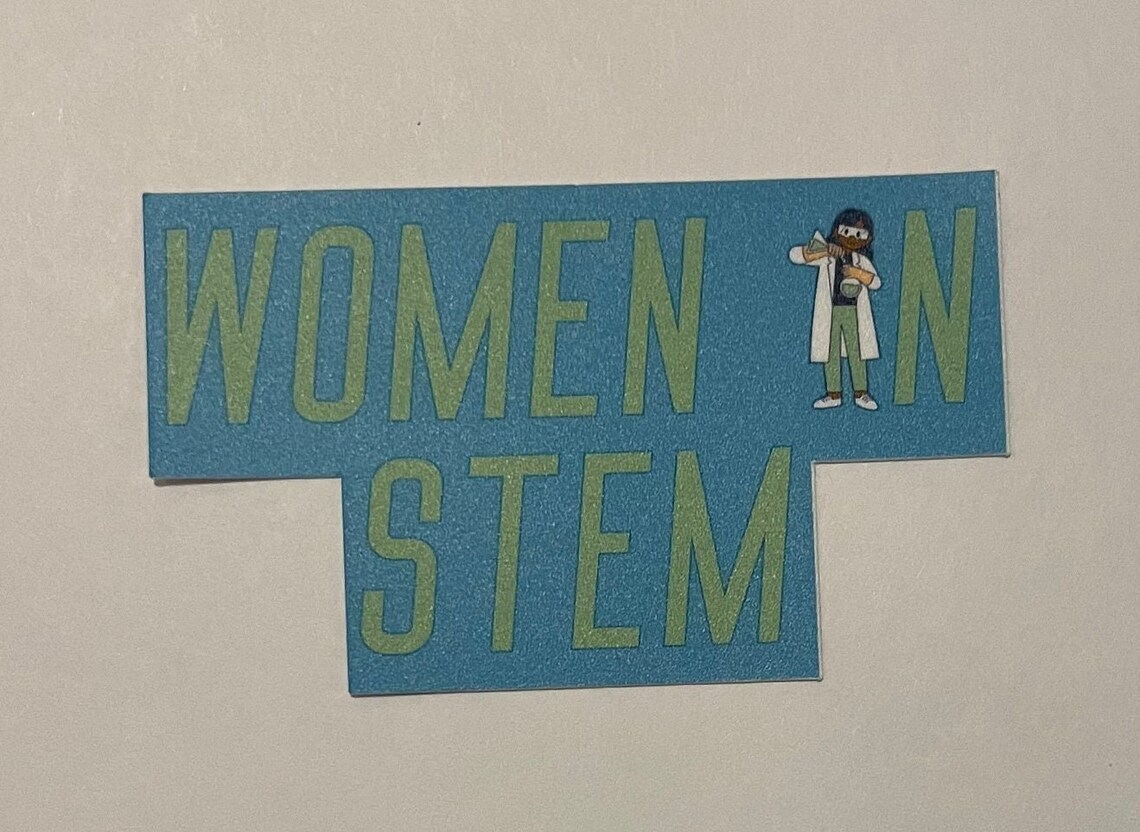 Women in STEM Stickers, Personalized Women Stickers, Science ...