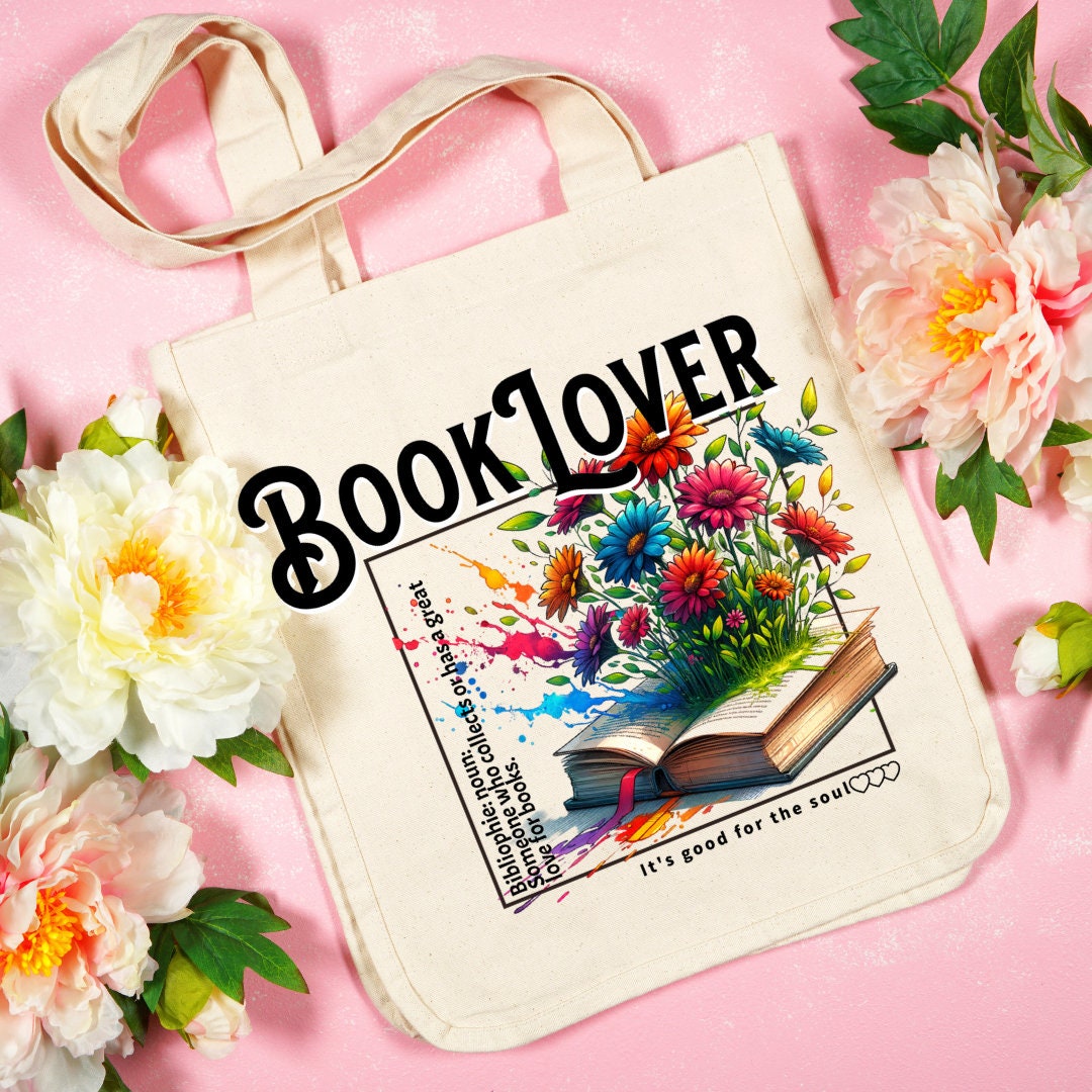 Book Lover Tote Bag Bookish Gifts Book Lover Reader Gift Purse Bookish ...