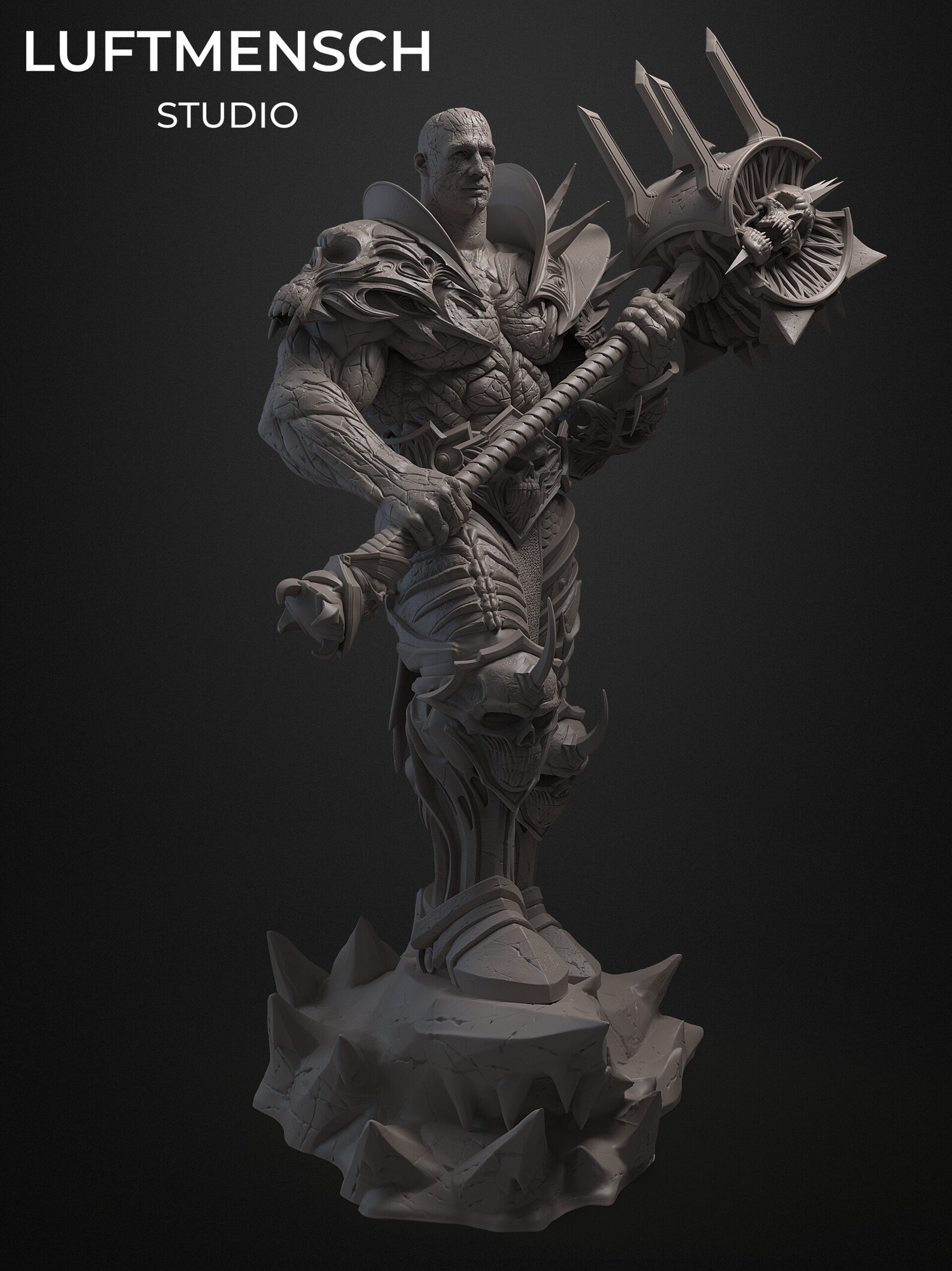 Bolvar Fordragon Figurine, World of Warcraft, 3D SLA Print, Paintable ...