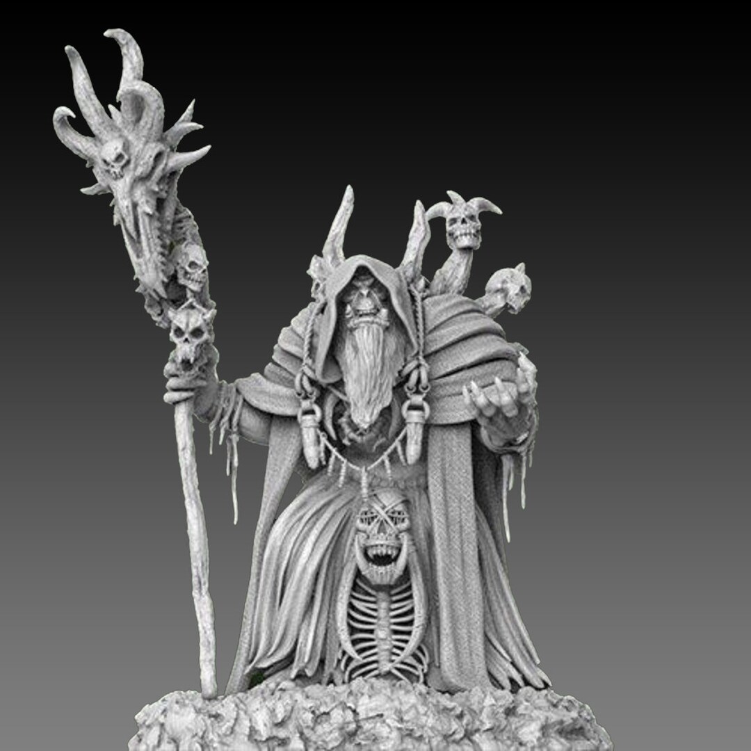Gul'dan Figurine, World of Warcraft, 3D Printing SLA and FDM, Paintable ...