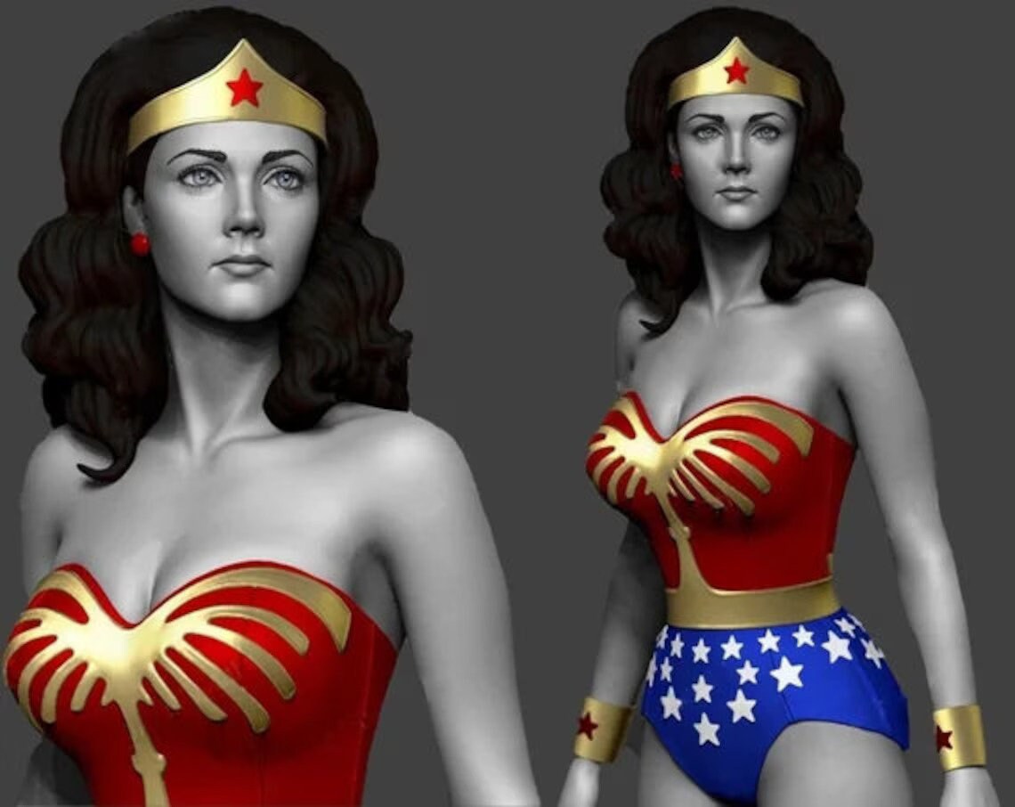 Wonder Woman 80s Princess Diana Gal Gadot Fichier Stl Pour Impression