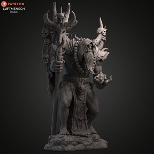 Gul'dan Figurine, World of Warcraft, 3D Printing SLA, Paintable WOW ...