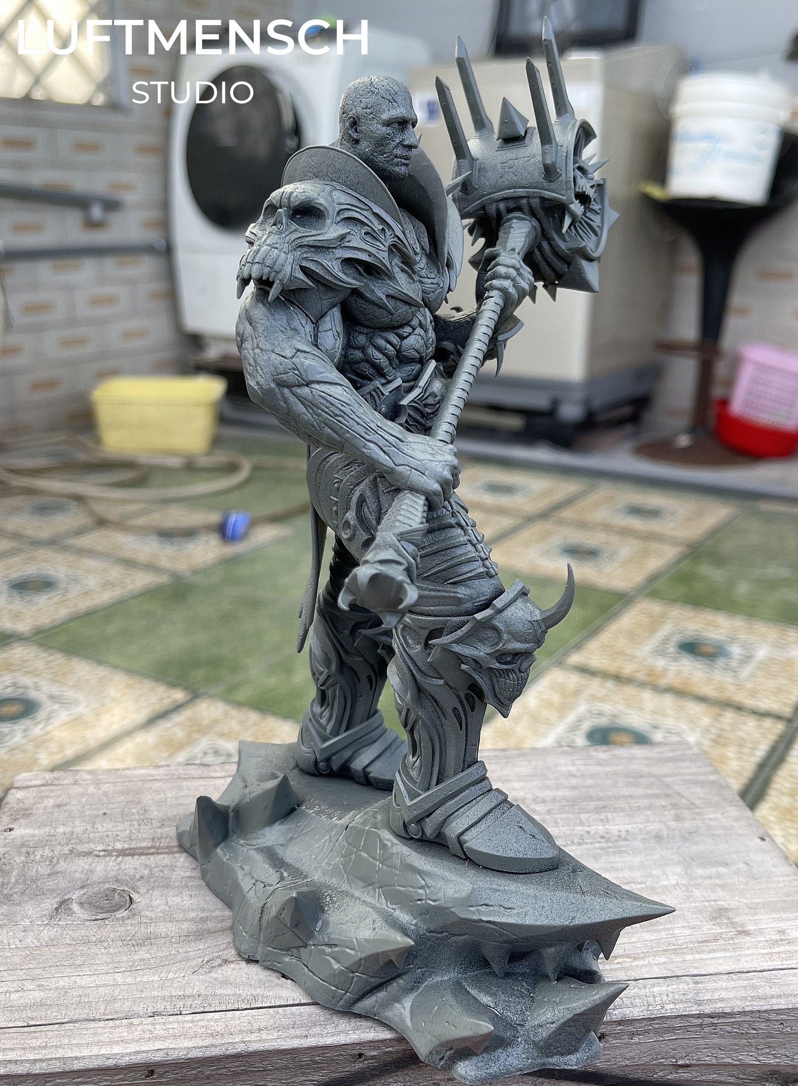 Bolvar Fordragon Figurine, World of Warcraft, 3D SLA Print, Paintable ...