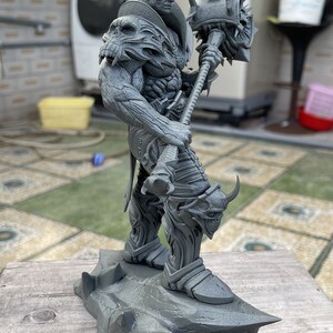 Bolvar Fordragon Figurine, World of Warcraft, 3D SLA Print, Paintable ...