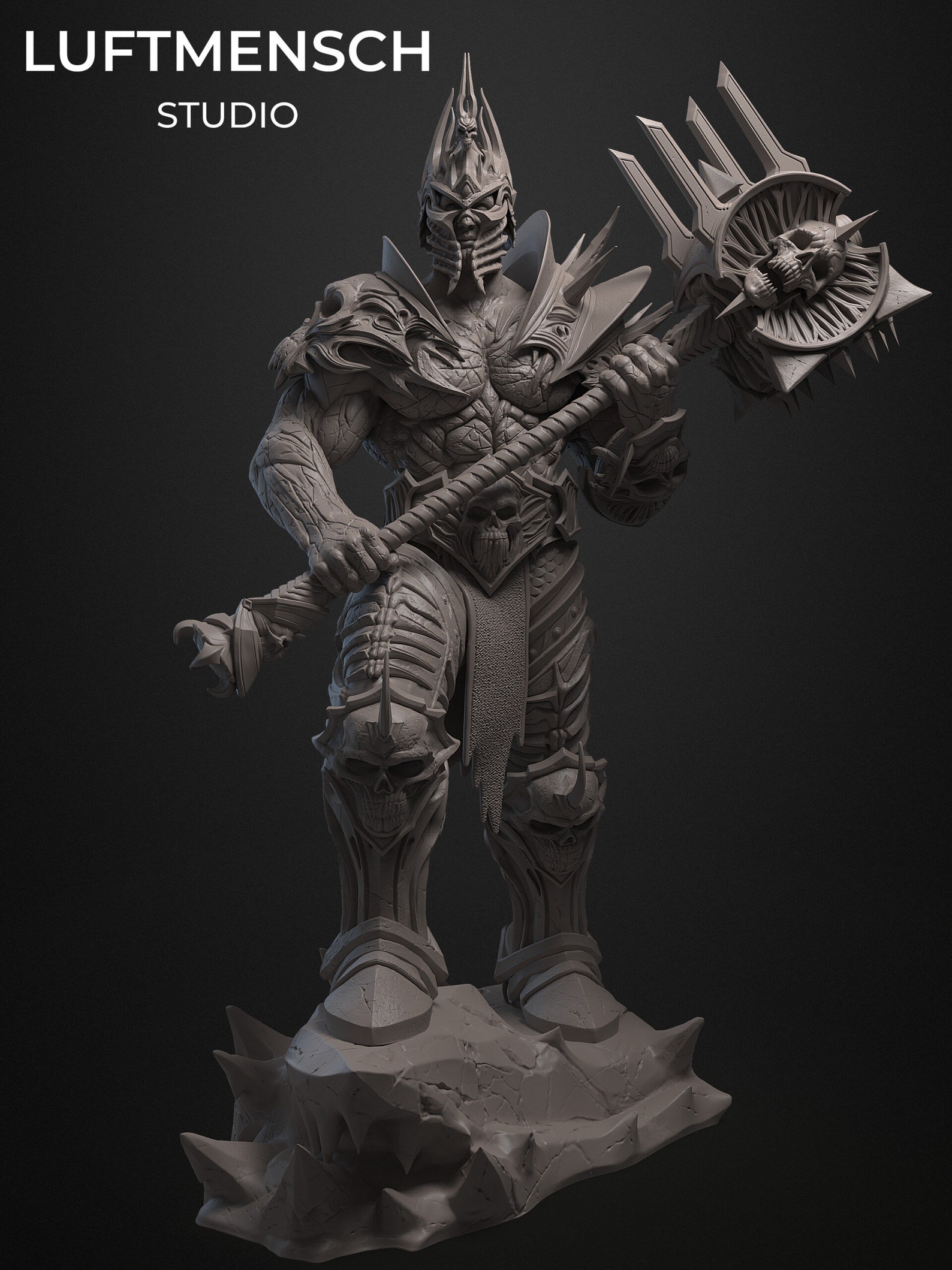 Bolvar Fordragon Figurine, World of Warcraft, 3D SLA Print, Paintable ...