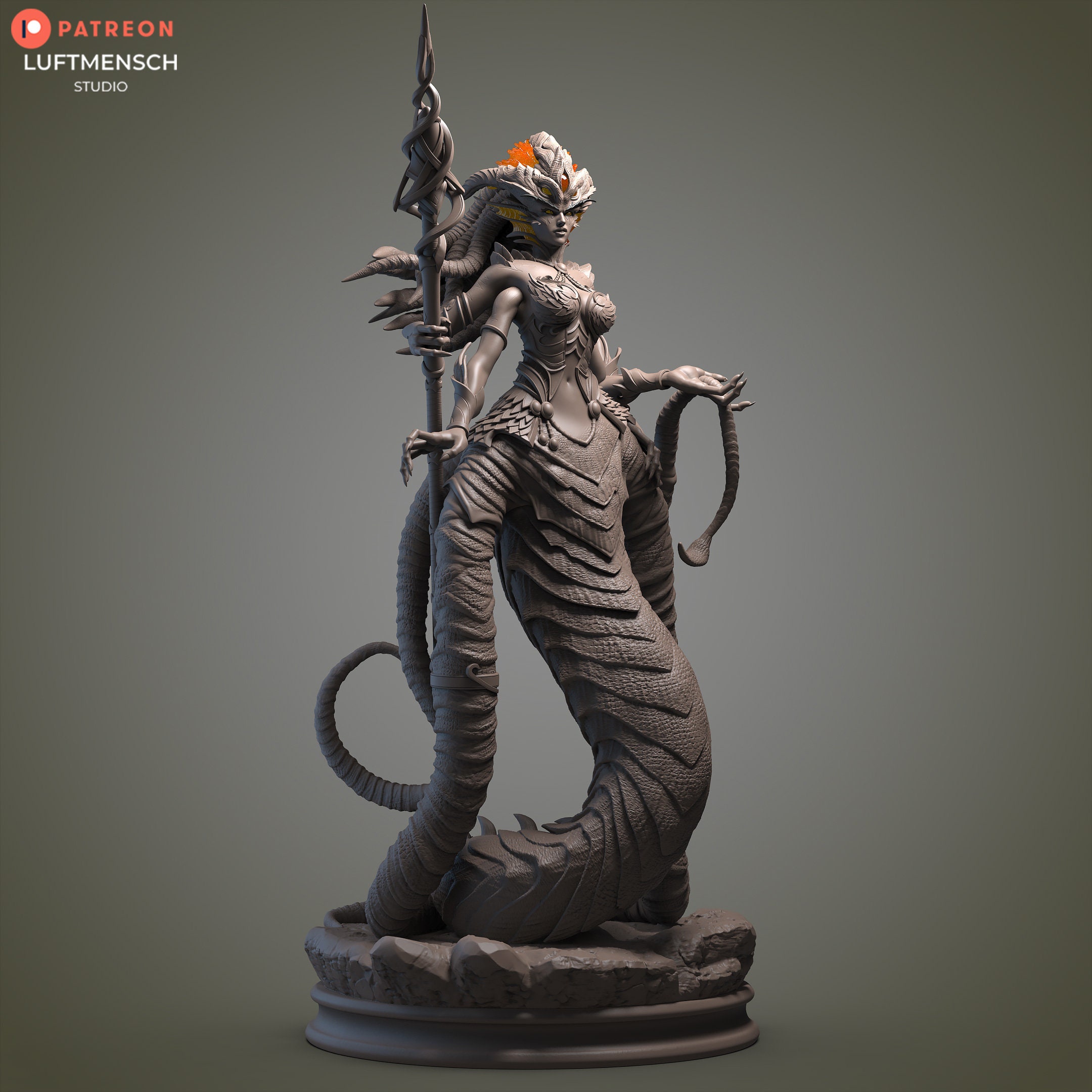 Queen Azshara Figurine, World of Warcraft, 3D Printing SLA, Paintable ...