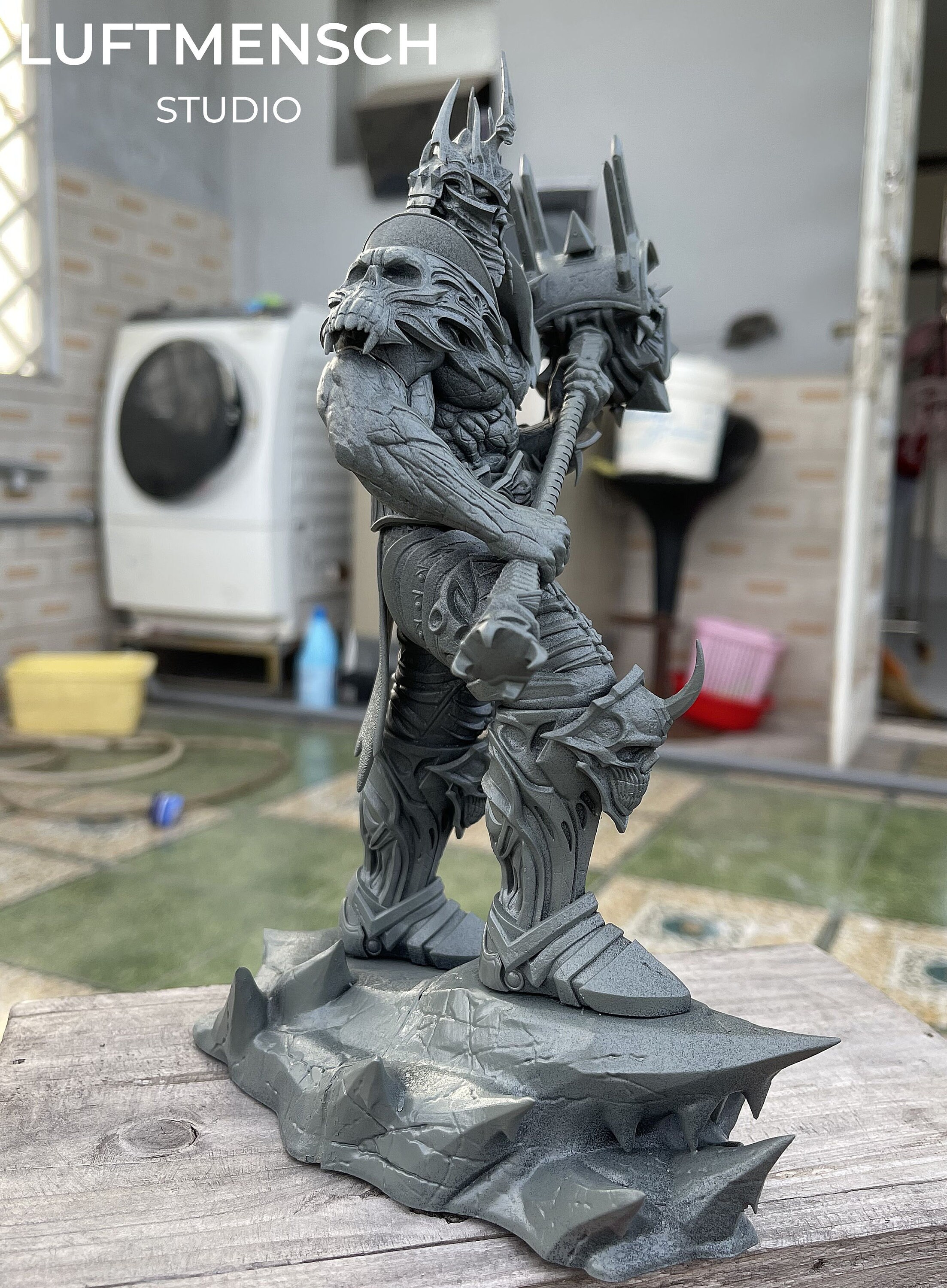 Bolvar Fordragon Figurine, World of Warcraft, 3D SLA Print, Paintable ...