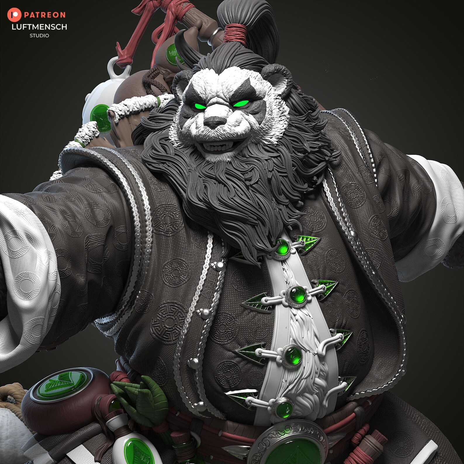 Chen Stormstout Figurine, World of Warcraft, SLA 3D Print, WOW ...