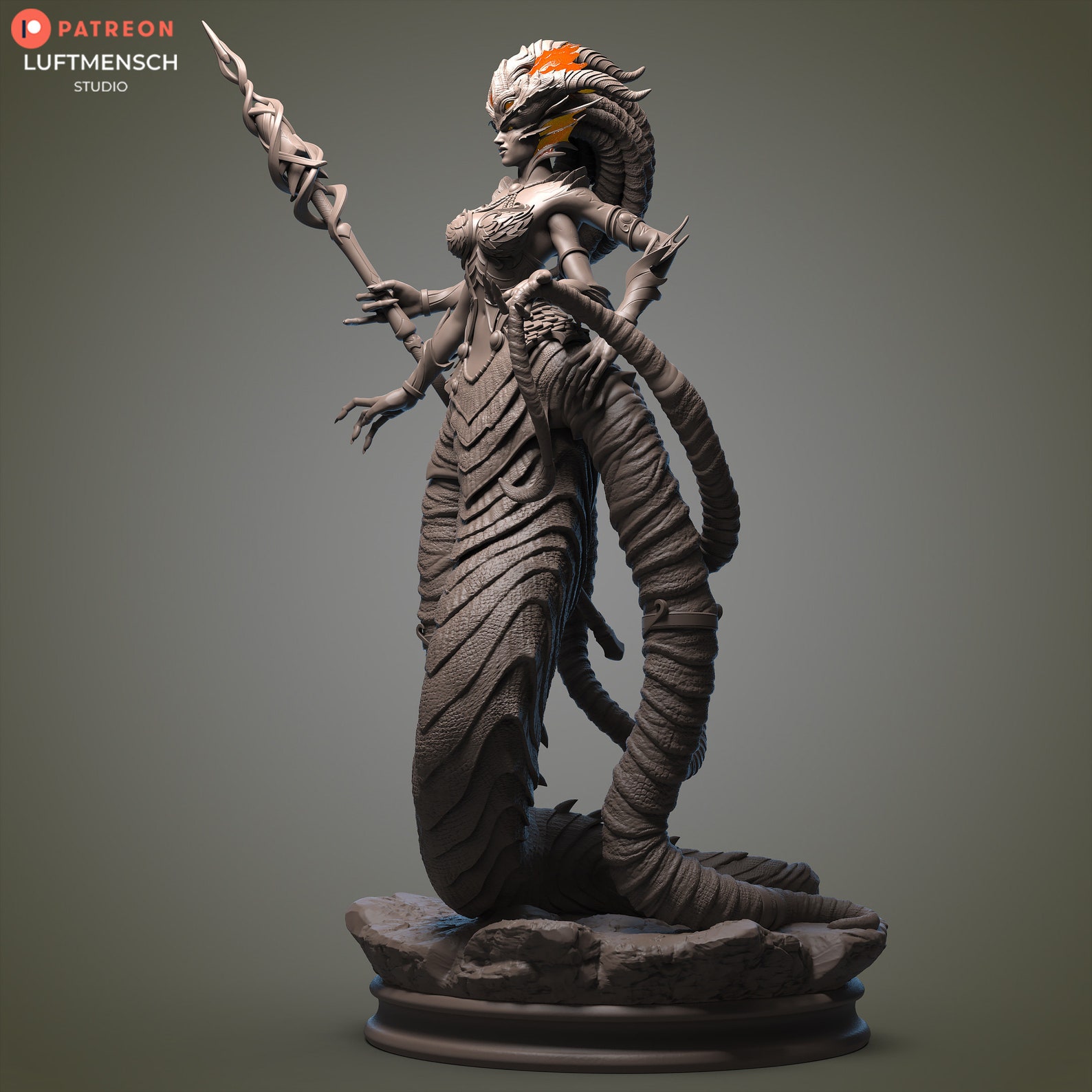 Queen Azshara Figurine, World of Warcraft, 3D Printing SLA, Paintable ...
