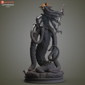 Queen Azshara Figurine, World of Warcraft, 3D Printing SLA, Paintable ...