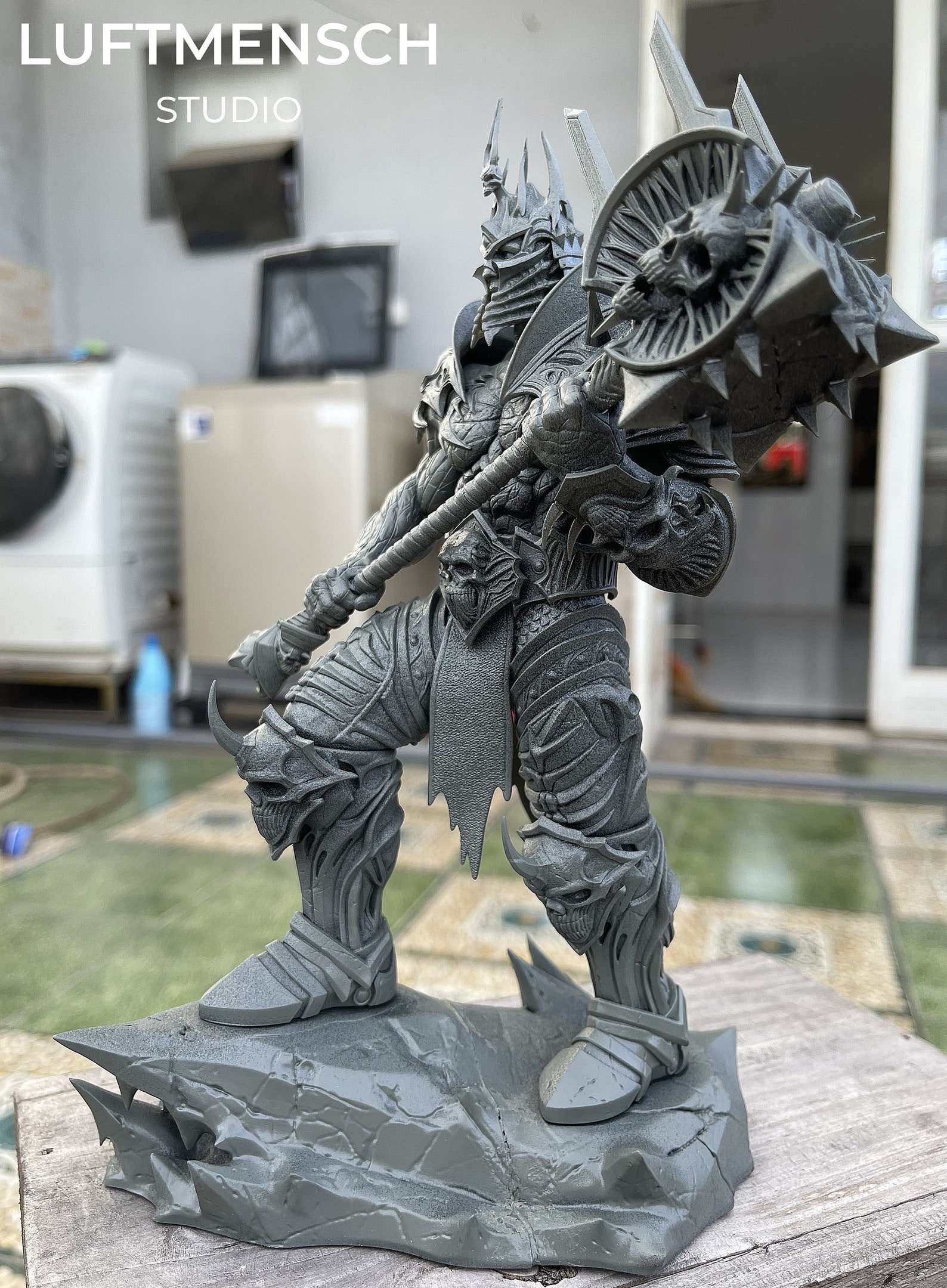 Bolvar Fordragon Figurine, World of Warcraft, 3D SLA Print, Paintable ...