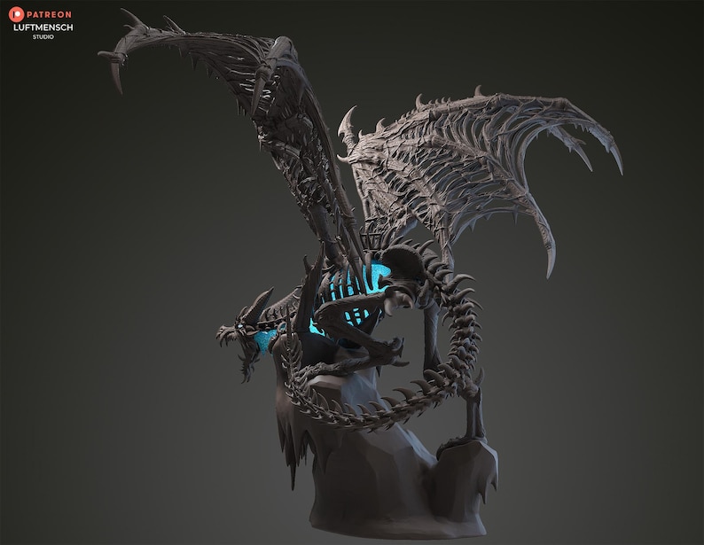 Sindragosa Figurine, World of Warcraft, 3D SLA Print, WOW Statue to ...