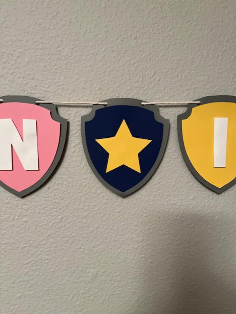 Pup Patrol Custom Birthday Banner - Etsy