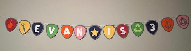Pup Patrol Custom Birthday Banner - Etsy