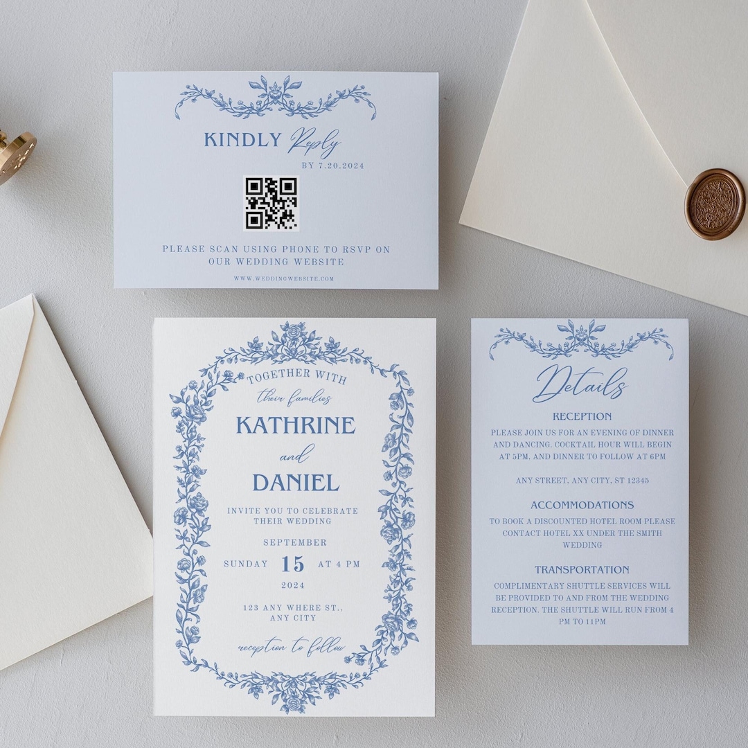 Classic Wedding Invitations, Traditional Wedding Invitation, Vintage ...